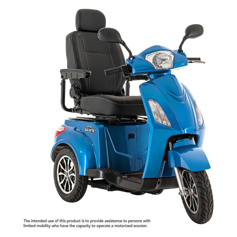 Pride Baja Raptor 3-Wheel Scooter Blue – Okotoks HC Pharmacy