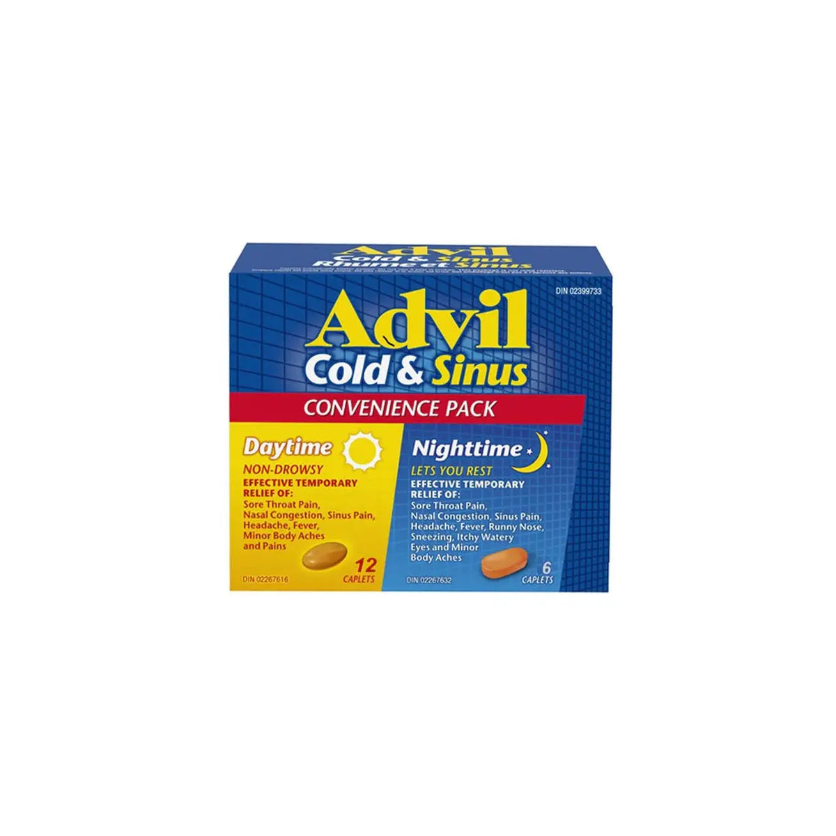 ADVIL Cold & Sinus Day/Night TB | Fast Relief – Okotoks HC Pharmacy