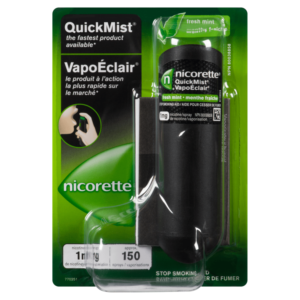 Nicorette Quick Mist 1mg 150 Sprays – Okotoks HC Pharmacy