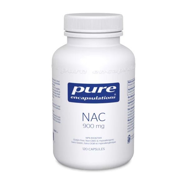 Pure NAC 900 mg – 120 Capsules (Daily Immune Support) – Okotoks HC Pharmacy