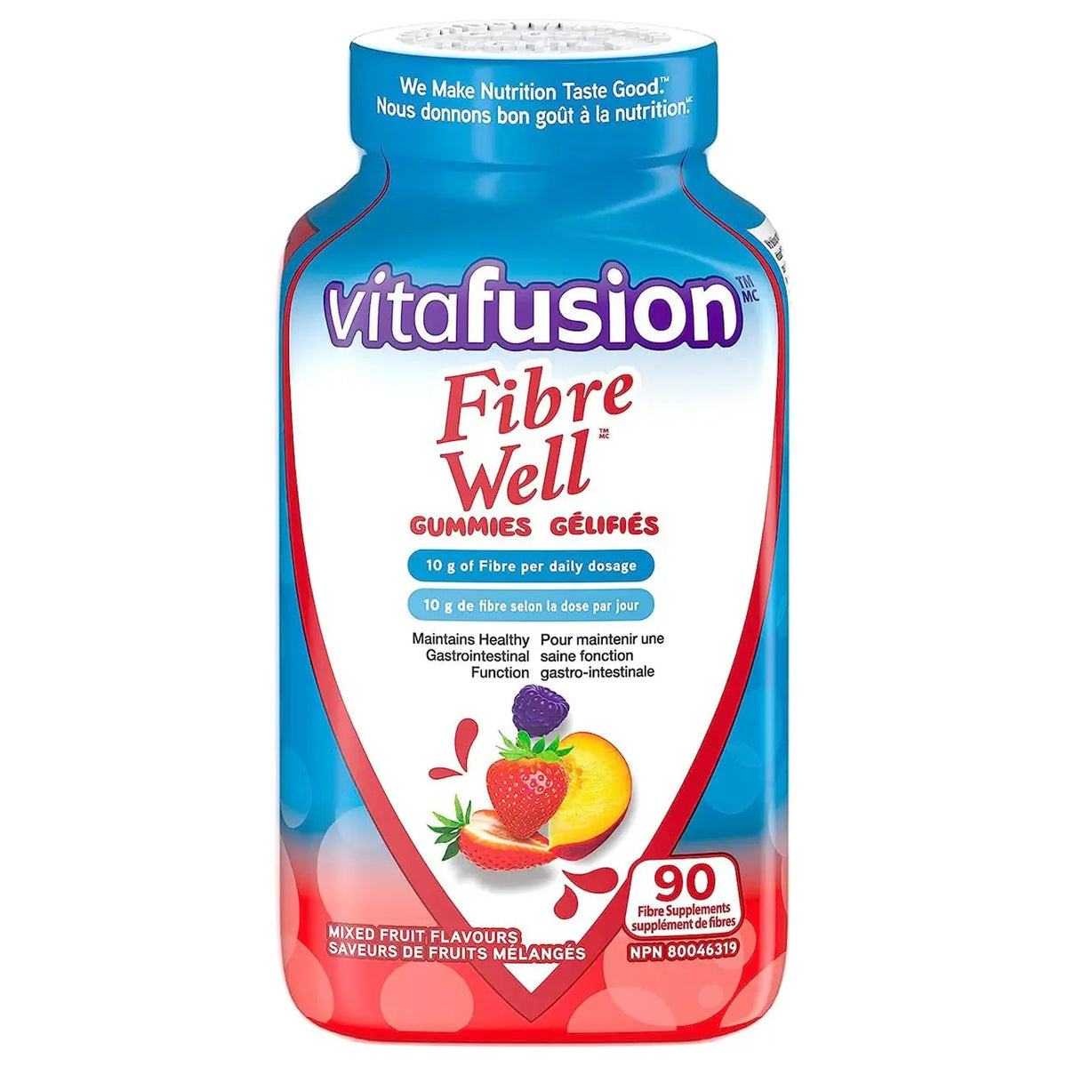 Vitafusion Fibre Well Supplement Gummies Adult - 90 Count – Okotoks HC ...